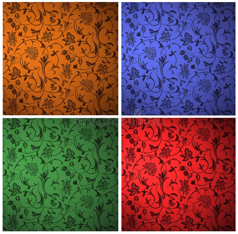 Abstract floral ornament. stock illustration. Illustration of computer ...