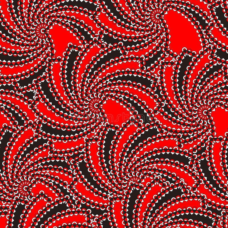 Seamless Pattern Of The Fantasy Symbols Stock Vector - Illustration of ...