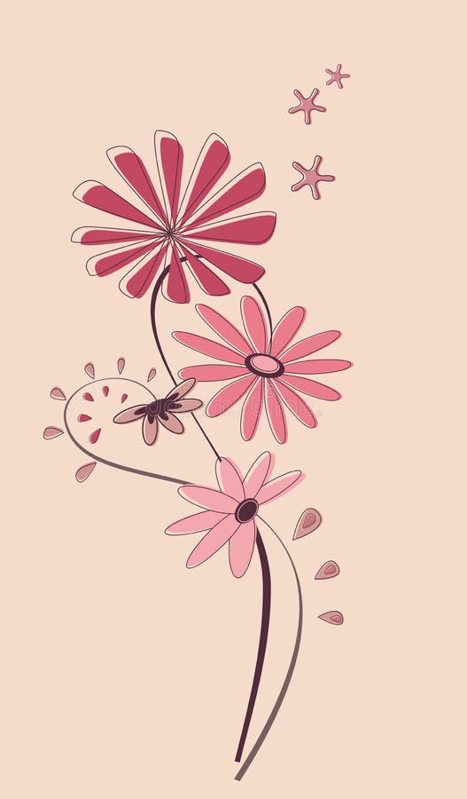 Abstract floral sample stock vector. Illustration of natural - 26224137