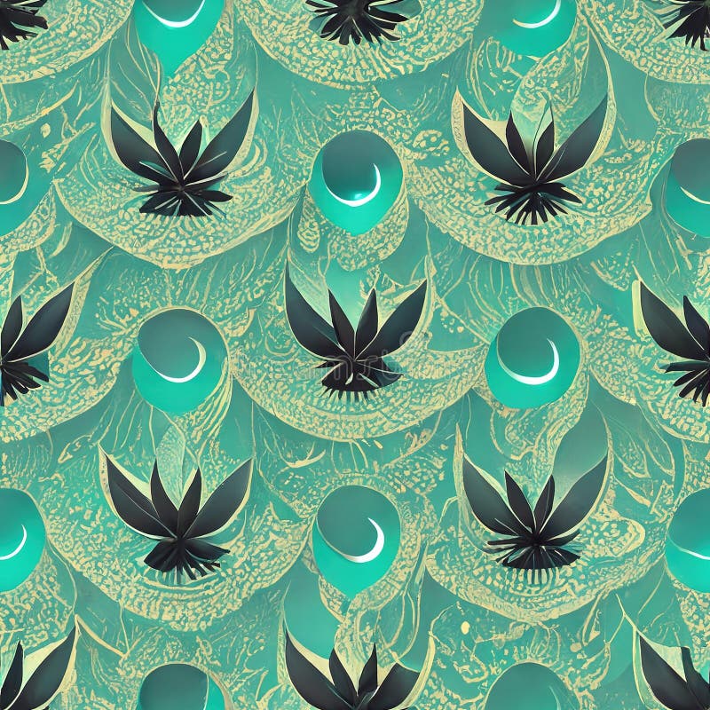 Cannabis Seamless Background Stock Illustrations – 326 Cannabis ...