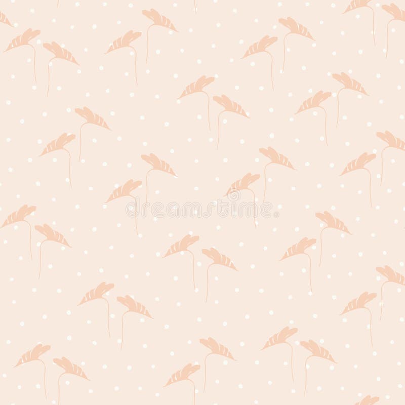 Abstract Floral Seamless Pattern. Simple Surface Design with Abstract ...