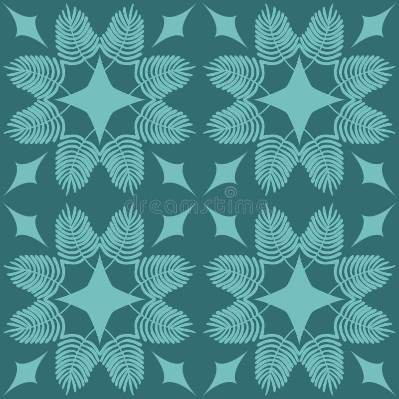 Abstract Floral Seamless Pattern, Vector Illustration for Design Stock ...