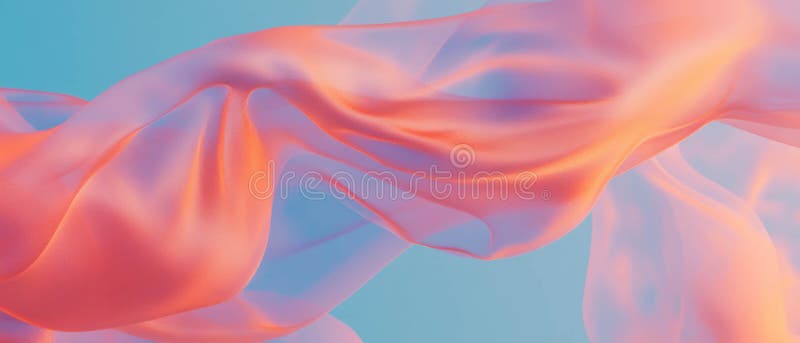 Abstract Flow of 3D Smoke through Architectural Forms Creating Depth ...