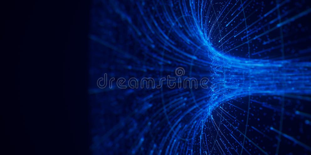 Abstract Flow of Data in Cyber Wormhole. Quantum Computing Information ...