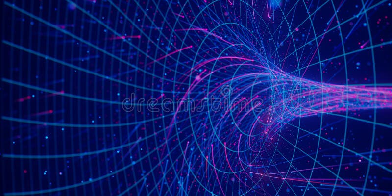 Abstract Flow of Data in Cyber Wormhole. Quantum Computing Information ...