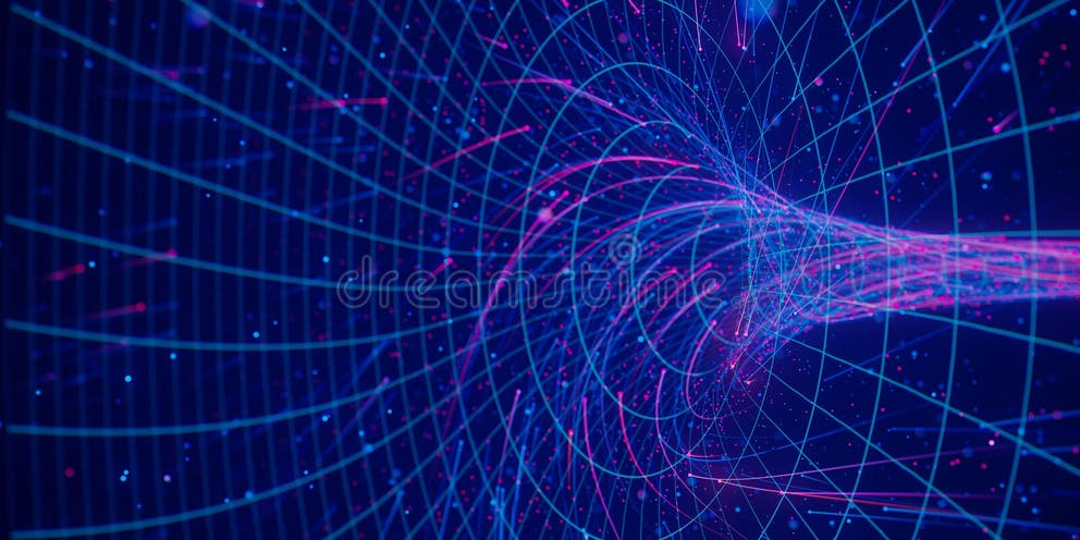 Abstract Flow of Data in Cyber Wormhole. Quantum Computing Information ...
