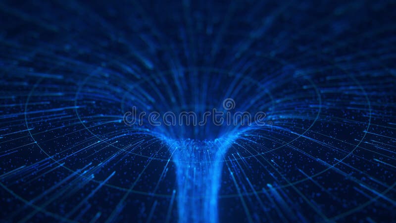 Abstract Flow of Data in Cyber Wormhole. Quantum Computing Information ...