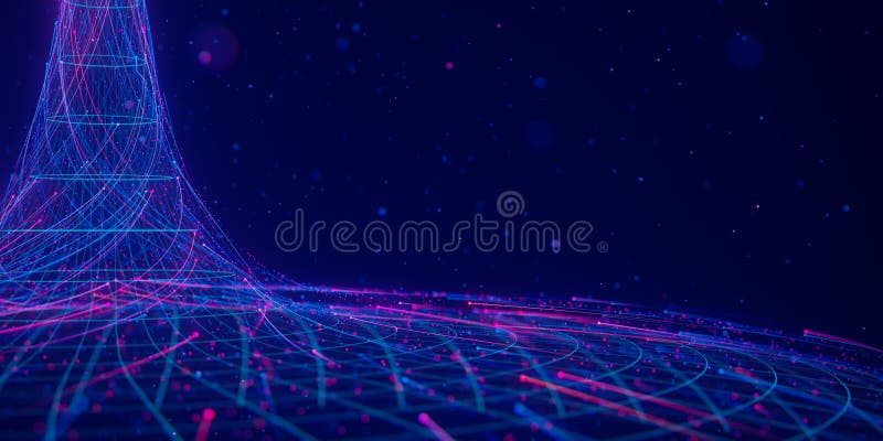 Abstract Flow of Data in Cyber Wormhole. Quantum Computing Information ...