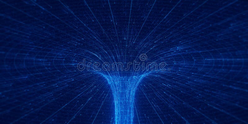 Abstract Flow of Data in Cyber Wormhole. Quantum Computing Information ...