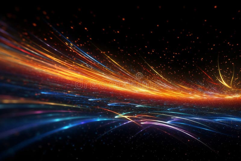 Abstract Flow of Light in Waves for Texture Elements As Background ...