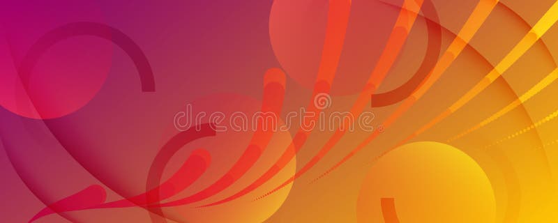 Abstract Flow Pattern. Creative Dynamic Concept. Red Orange Gradient ...