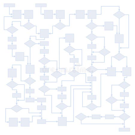 Abstract Flowchart Background Stock Illustration - Illustration of ...