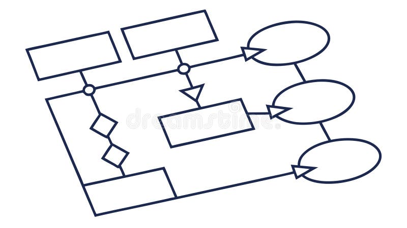 Abstract Flowchart Diagram Process Mapping, Vector Design Generative AI Stock Vector ...