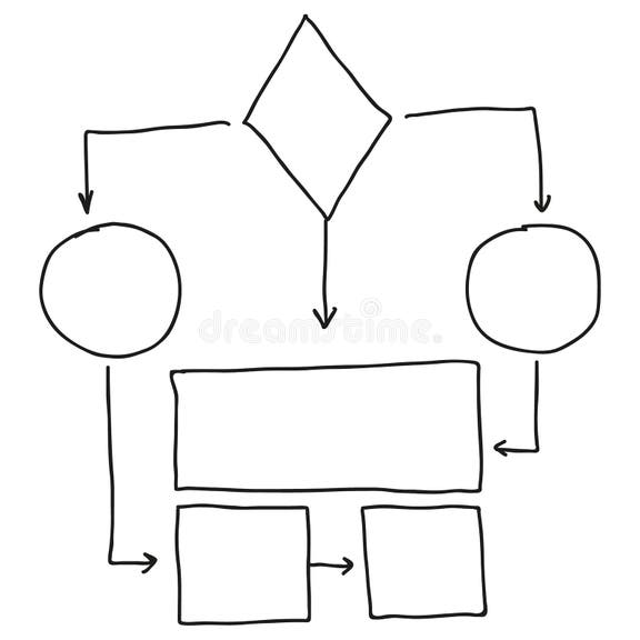 Abstract flowchart vector stock vector. Illustration of organization ...