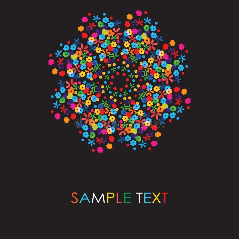 Floral barcode stock vector. Illustration of white, clip - 4897752