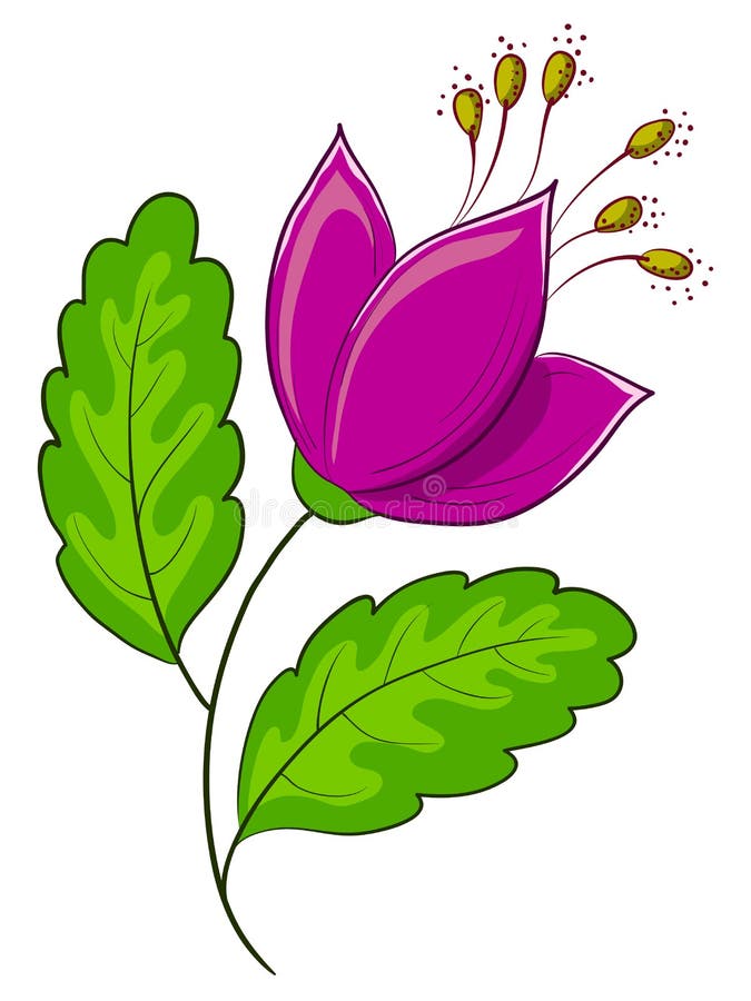 Abstract flower, outline stock vector. Illustration of isolated - 25717022 Abstract flower, outline stock vector. Illustration of isolated - 25717022