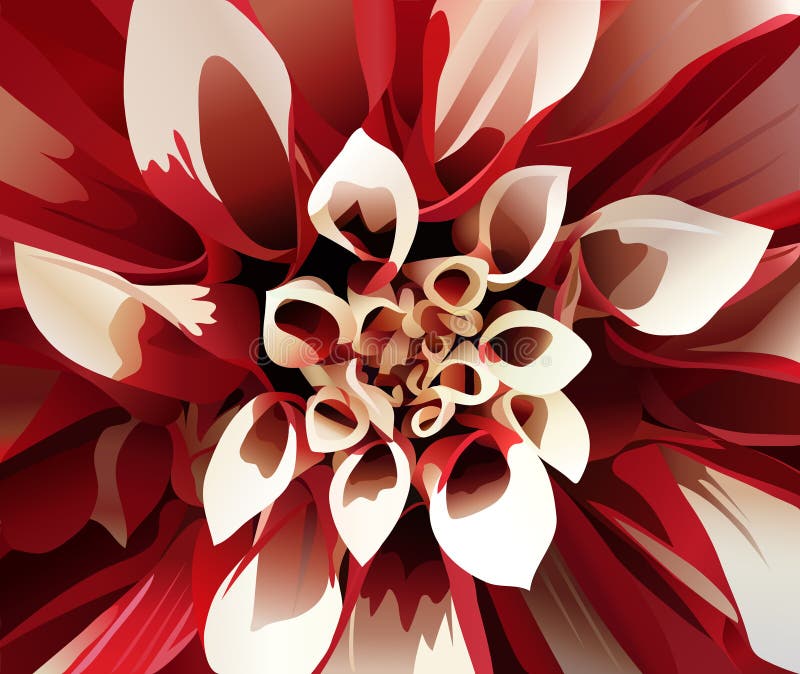 The abstract flower stock vector. Illustration of graphic - 6558018