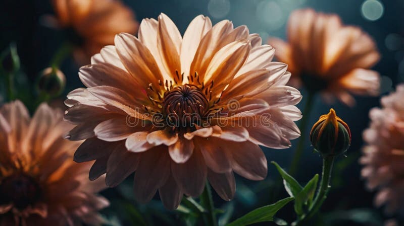 Abstract Fower Background stock illustration. Illustration of blooms ...