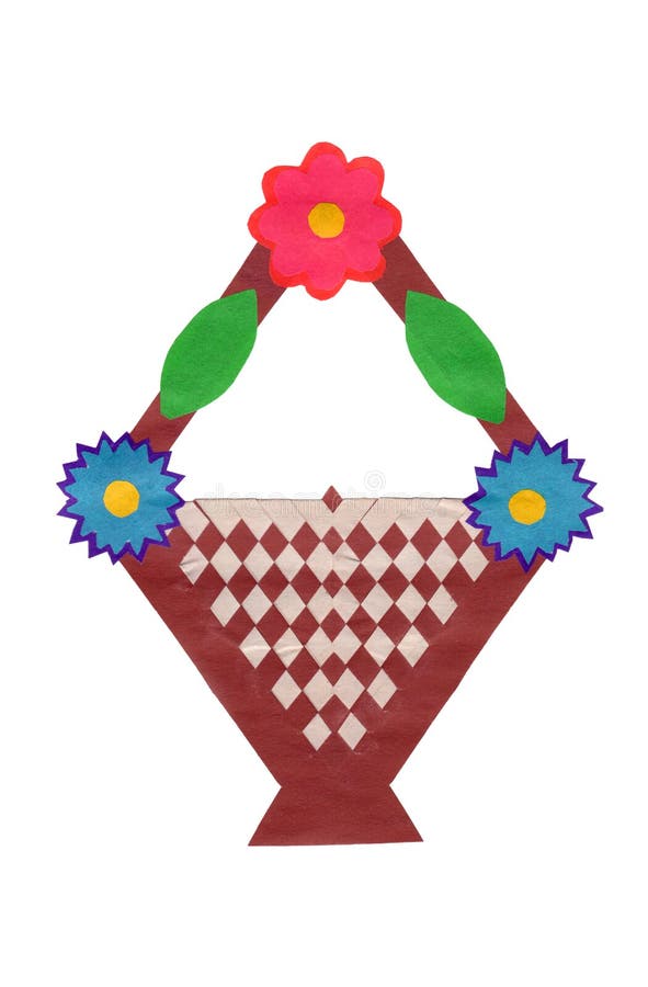 Abstract flower basket stock illustration. Illustration of basket ...