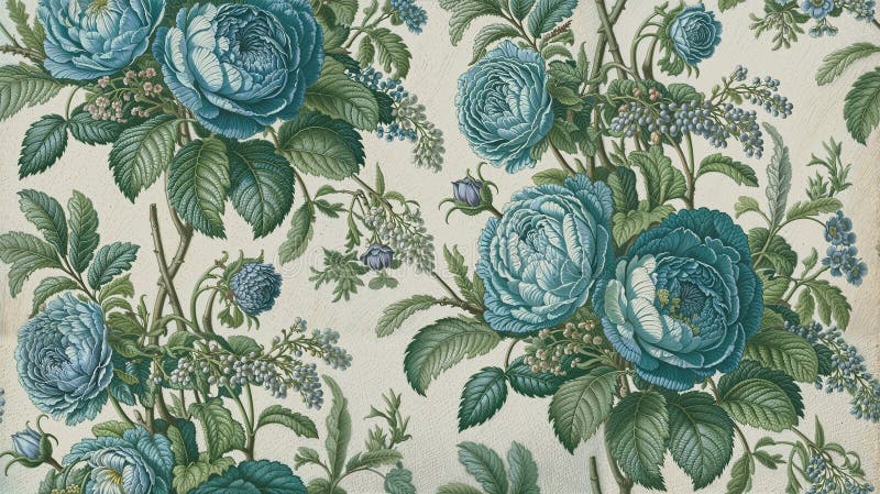 Abstract Flower Blooming Design. Pattern with Floral Seamless Stock ...