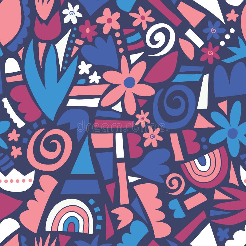 Flower Collage Stock Illustrations – 44,368 Flower Collage Stock ...