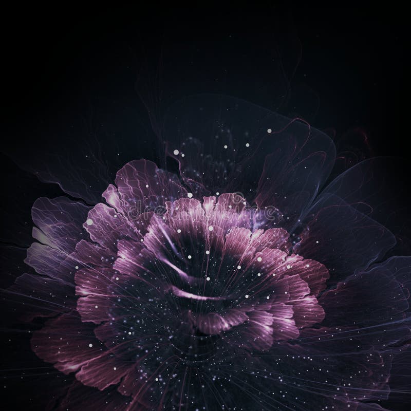Abstract Flower, Computer Generated Graphic Stock Illustration ...
