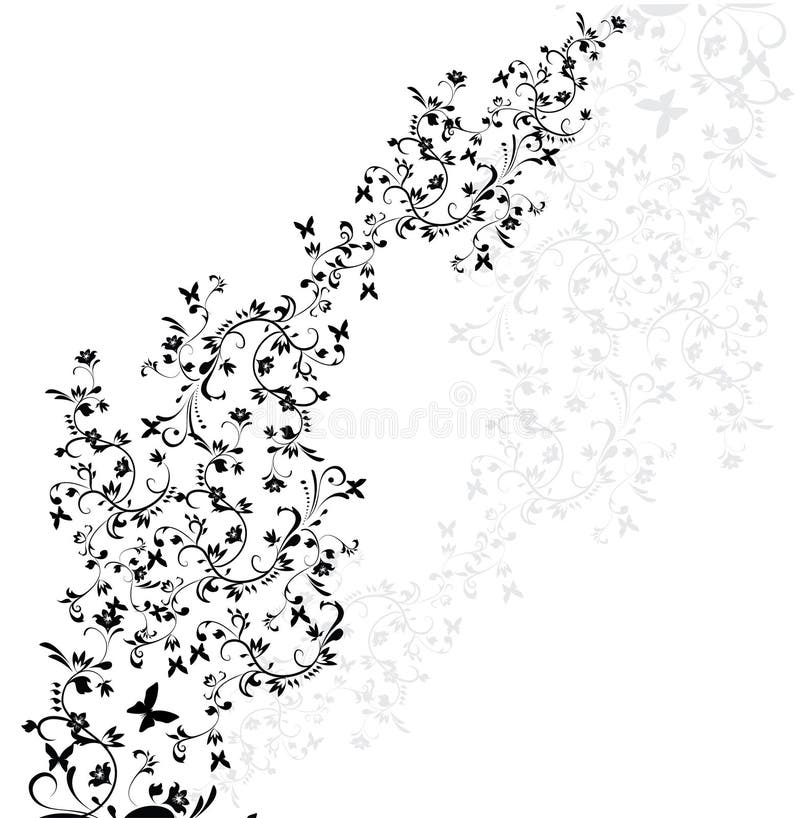 Filigree Abstract Flower Design Stock Vector - Illustration of ...