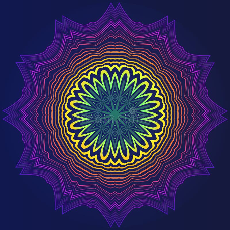 Abstract Flower, Floral Element, Hand Drawn Design Element, Vector ...