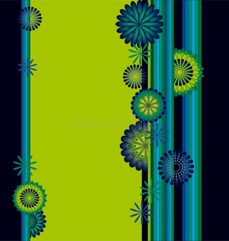 Abstract flower frame stock vector. Illustration of details - 23445321