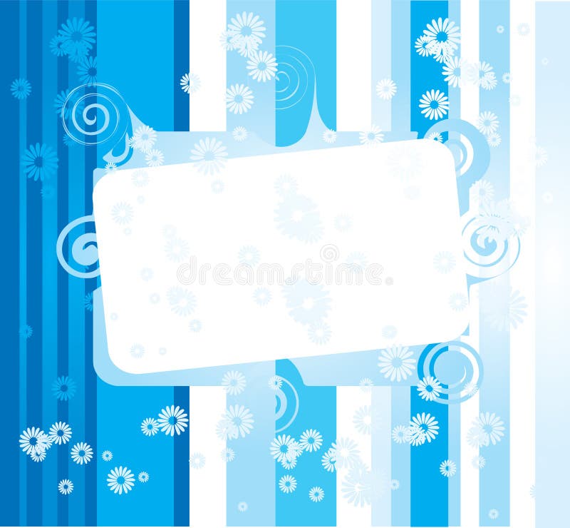 Abstract Flower Frame Picture. Image: 4289773