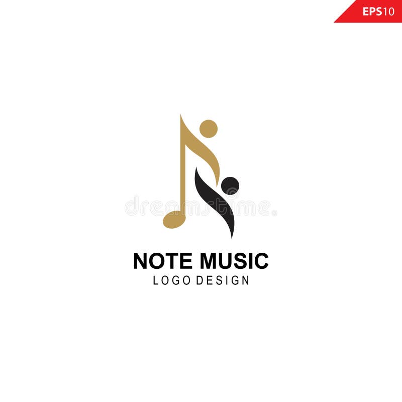 Simple Music Logo Design Inspiration.Music Symbols Stock Vector ...