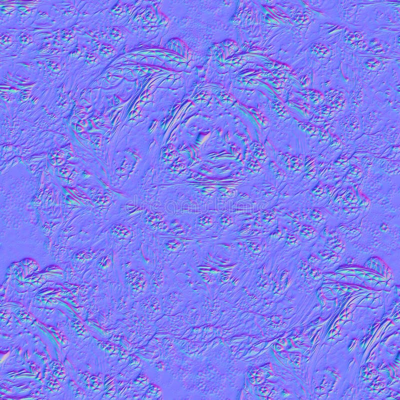 Normal Map of Fabric Folds, Wave Stock Illustration - Illustration of ...