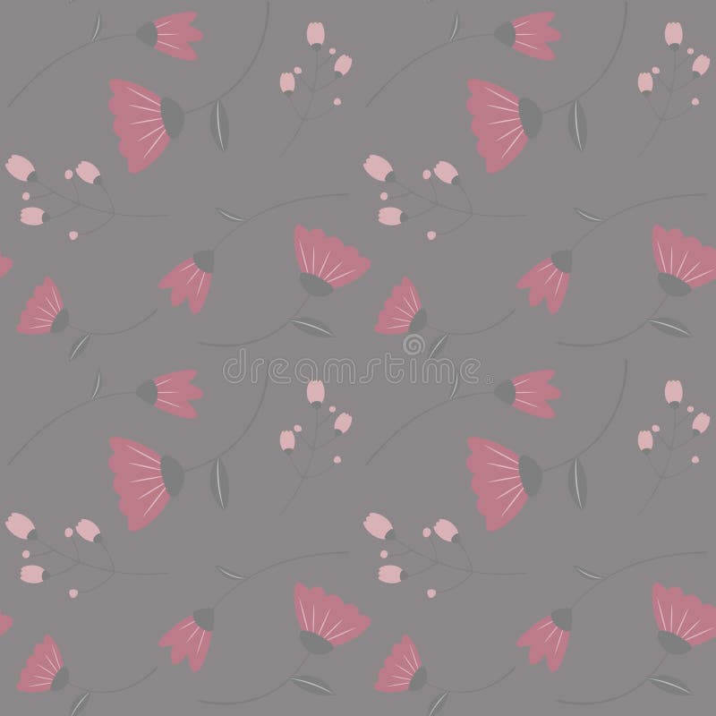 Abstract Flower Pattern Background. Stock Vector - Illustration of ...