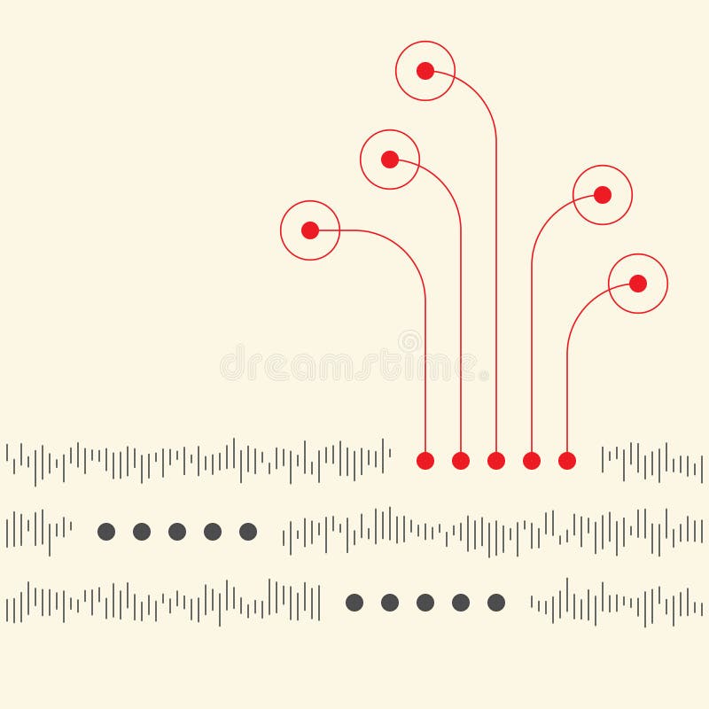 Abstract Flower Pattern. Minimal Nature Background Stock Vector ...
