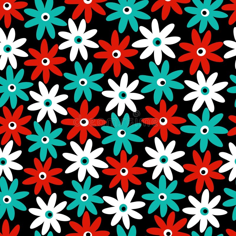 Abstract flower pattern stock vector. Illustration of background ...