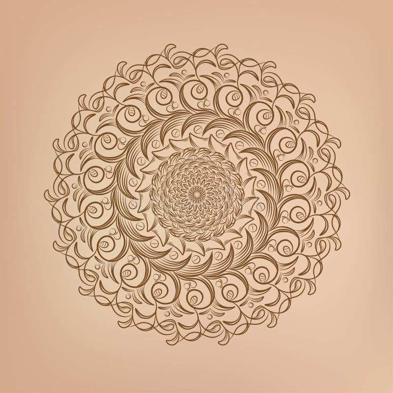 Abstract flower pattern stock vector. Illustration of retro - 94548280