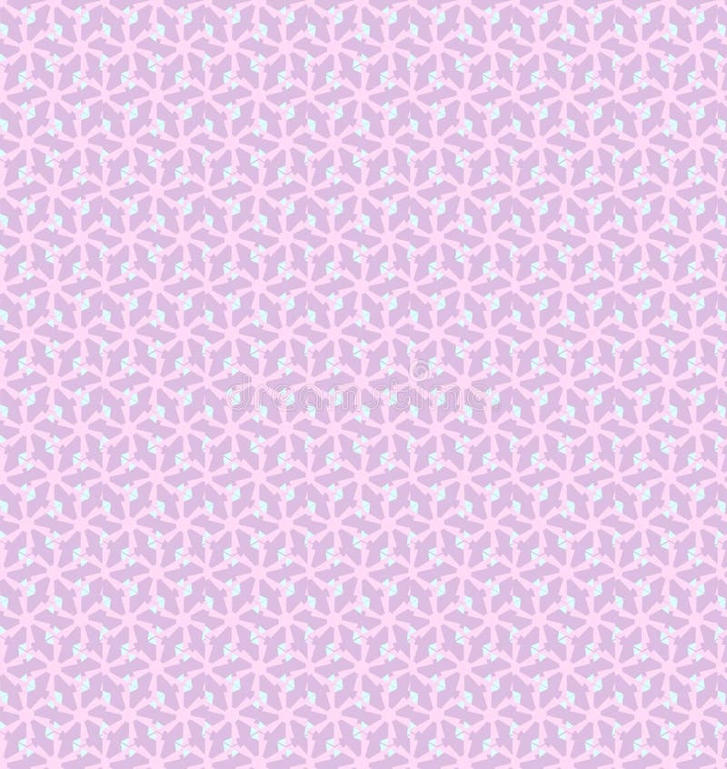 Abstract Flower Pink White Color Pattern Wallpaper Stock Illustration ...
