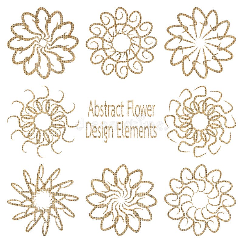 Abstract flower stock illustration. Illustration of sack - 50112300