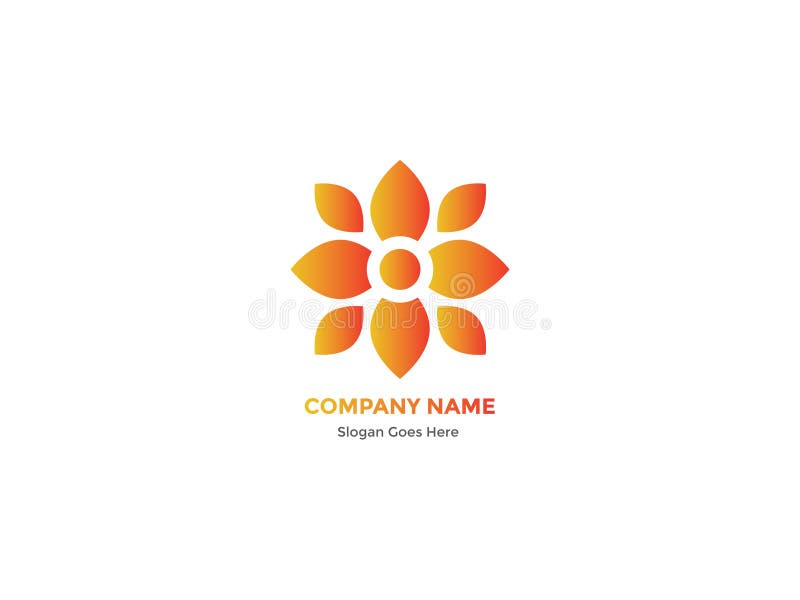 Flower type logo stock photo. Illustration of concept - 89963604