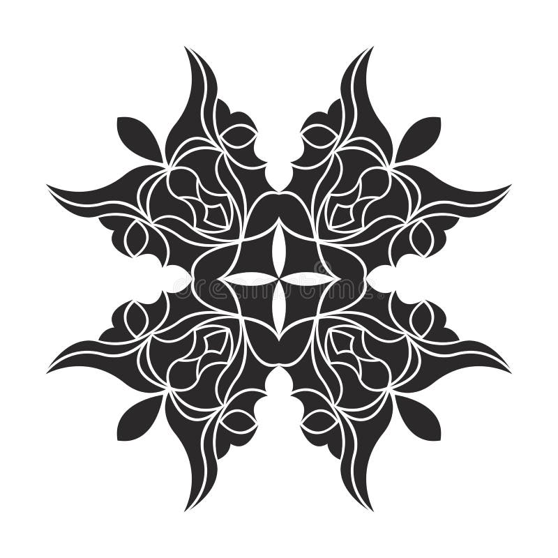 Abstract flower stock vector. Illustration of beauty - 54702603