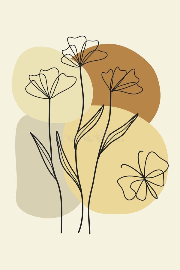 Single Line Botanical Stock Illustrations – 12,645 Single Line ...