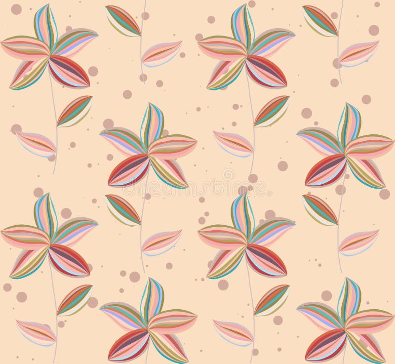 Abstract flowers petal stock vector. Illustration of doodle - 37826073