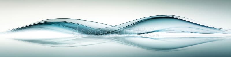 Abstract Flowing Blue Forms, Smooth Vector Art with Soft Highlights and ...