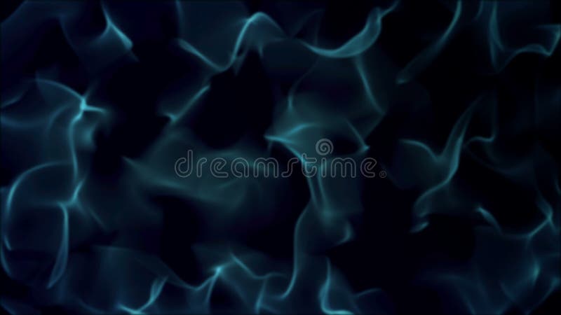 Blue Smoke Rising Against a Dark Background. Stock Video - Video of ...