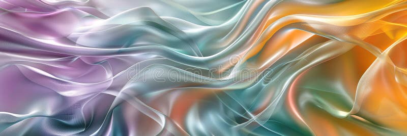 Abstract Flowing Colors Digital Art Background with Vibrant, Dynamic ...