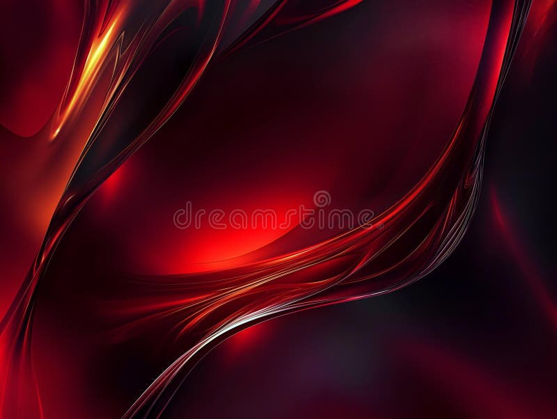 Abstract Flowing Dark Red Waves Dynamic Energy Subtle Texture Stock ...