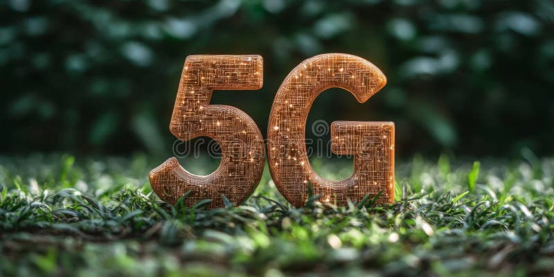 Abstract Flowing Data Ramp. Wireless Network Connection Technology ...