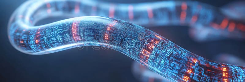 Abstract Flowing Data a Visual Representation of High-Speed Internet ...