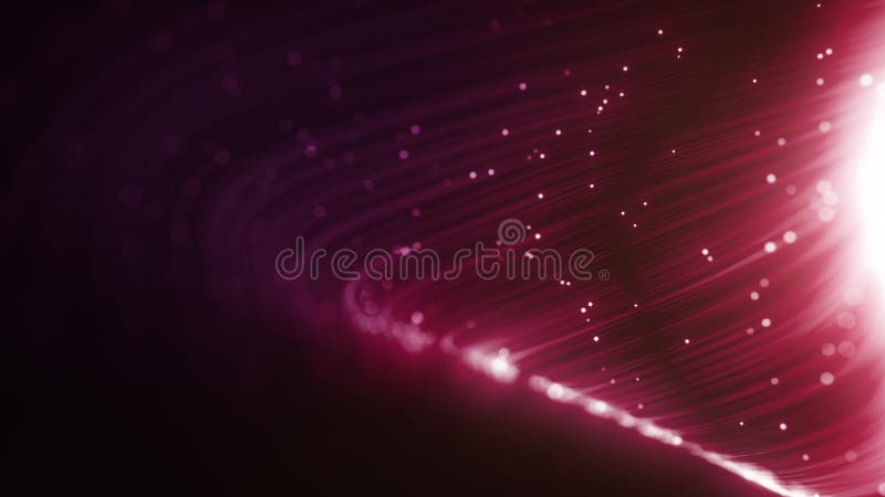 Abstract Flowing Digital Data Lines Network and Communication Loop ...