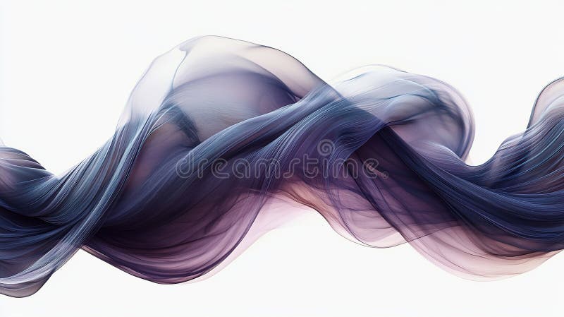 Abstract flowing fabric stock illustration. Illustration of fabric ...